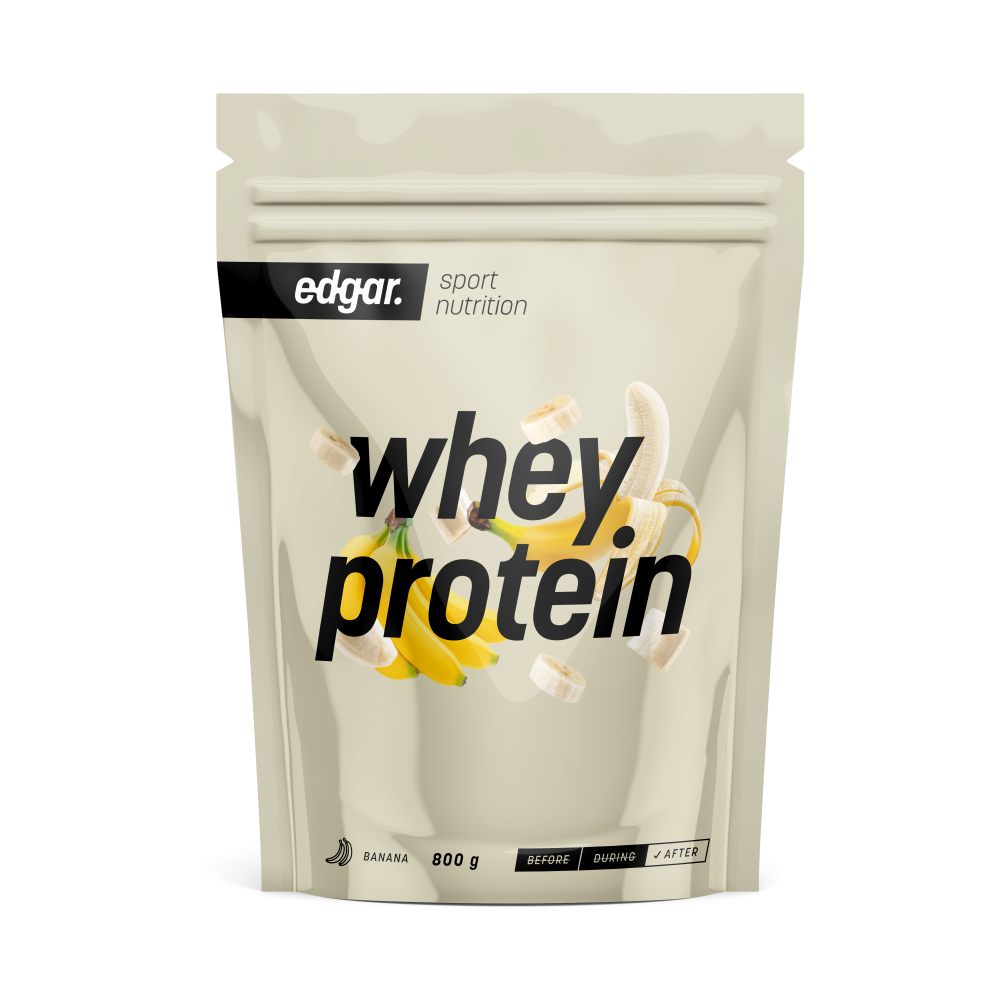 Edgar Whey Protein Banán: Prémiový syrovátkový protein s 76 % bílkovin ...